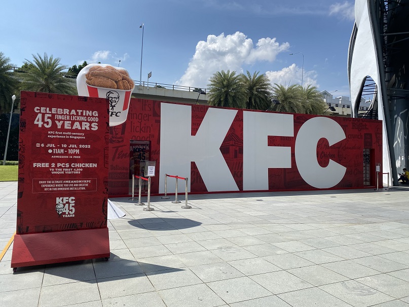 KFC SINGAPORE LAUNCHES A UNIQUE KFC-THEMED MULTISENSORY INSTALLATION TO ...